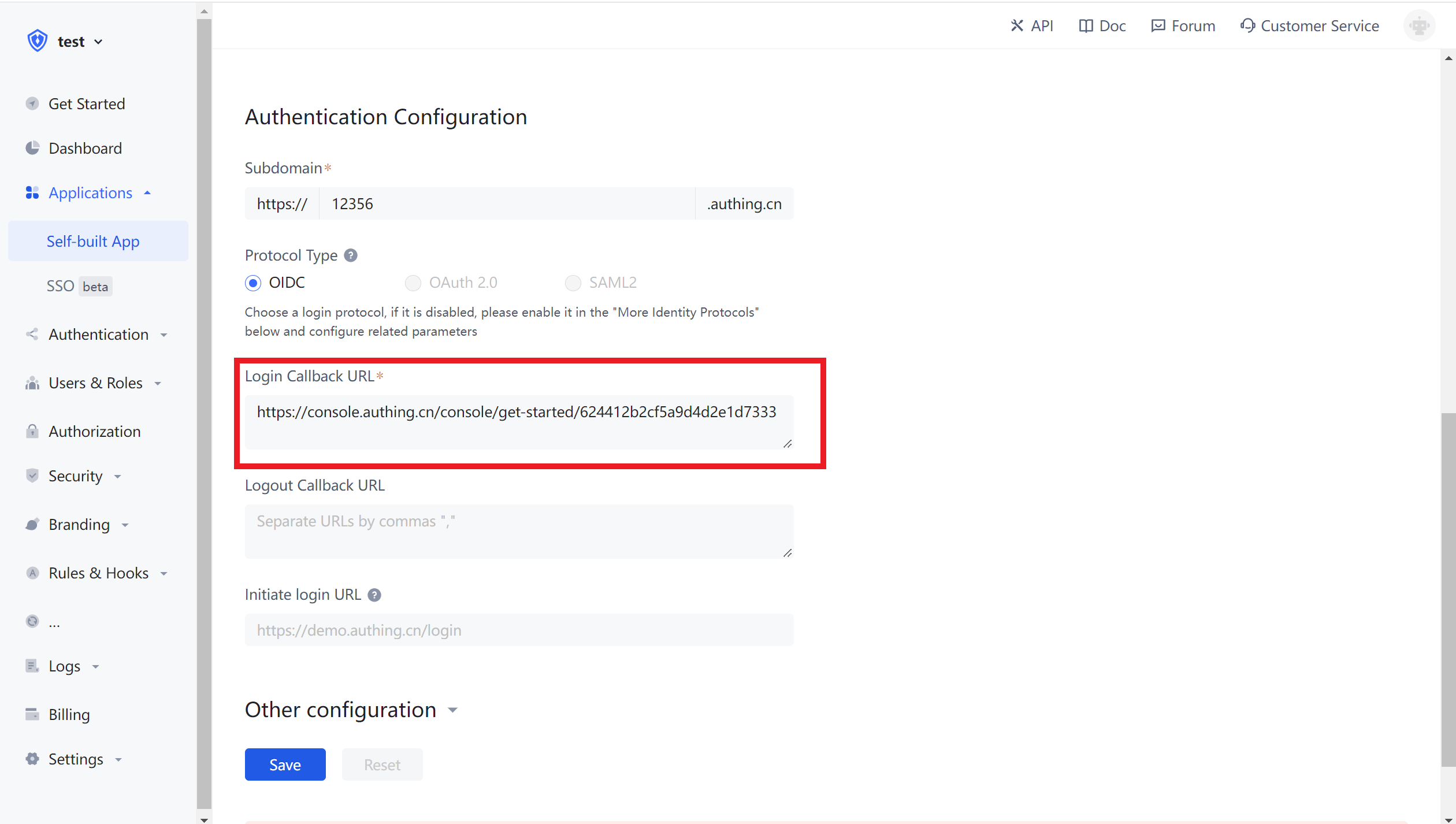 Use Authing hosted login page to authenticate | Authing Docs