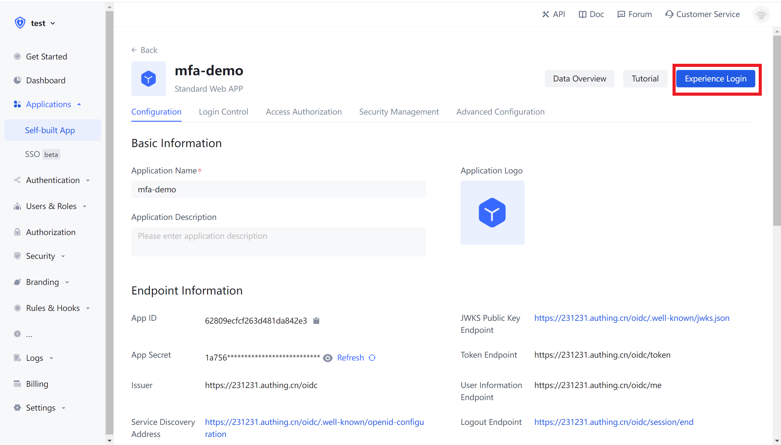 Configure SMS Authentication (MFA) | Authing Docs