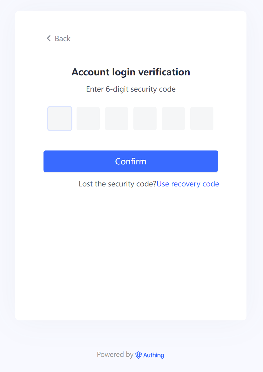Configure SMS Authentication (MFA) | Authing Docs Configure SMS Authentication (MFA) | Authing Docs