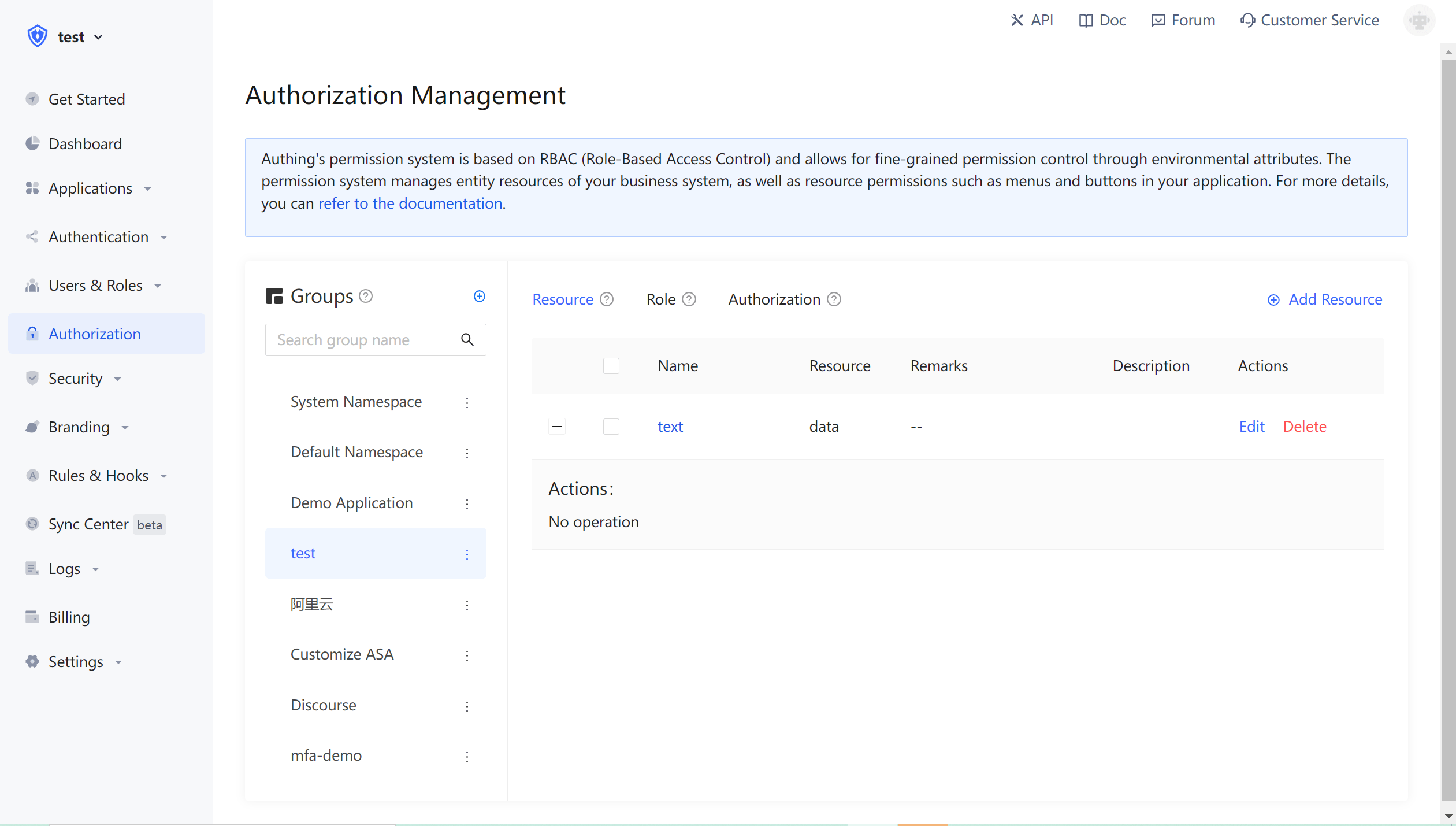 Integrate Rbac Permission Model Into Your Application System Authing Docs