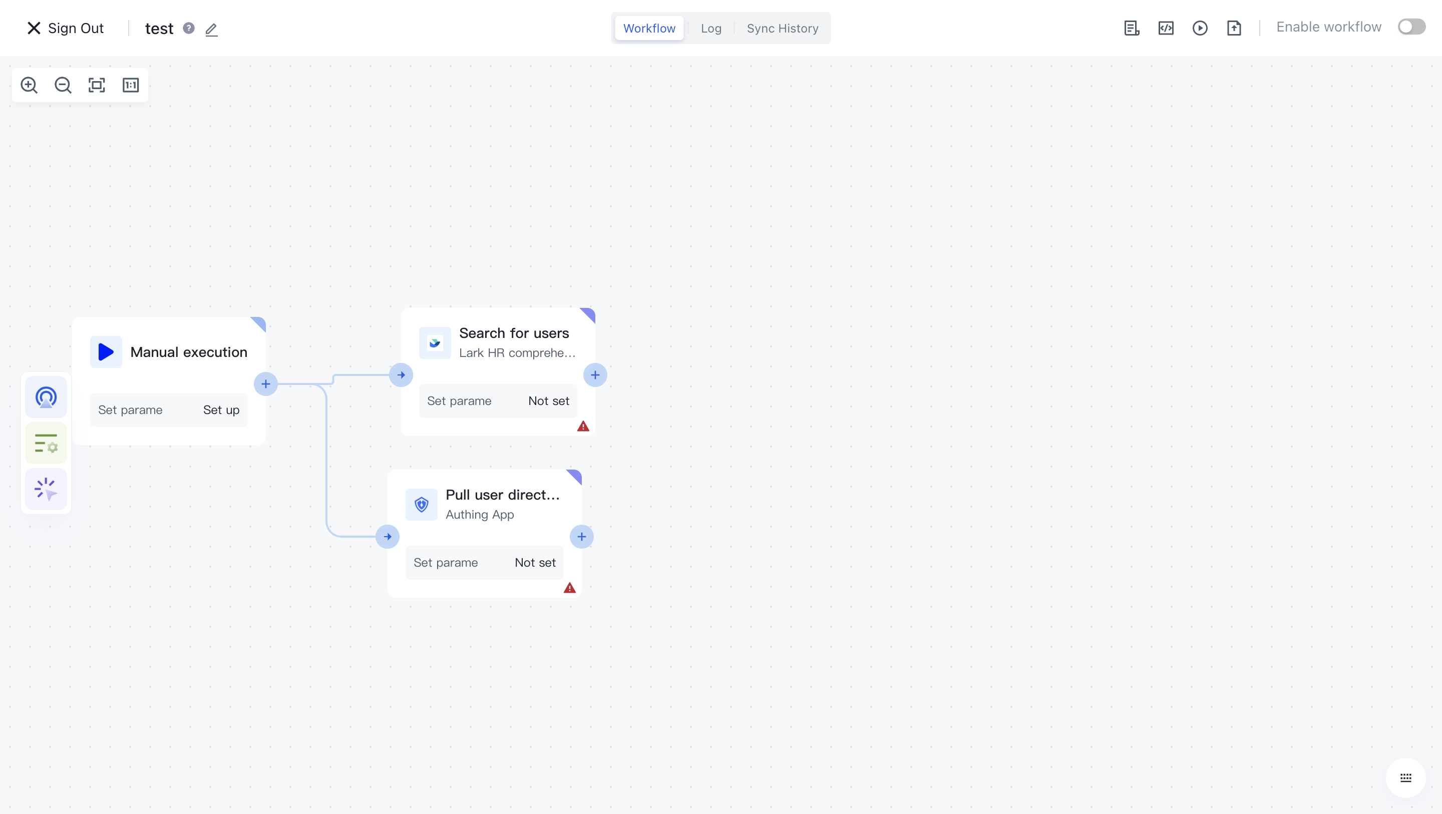 Add process control node | Authing Docs