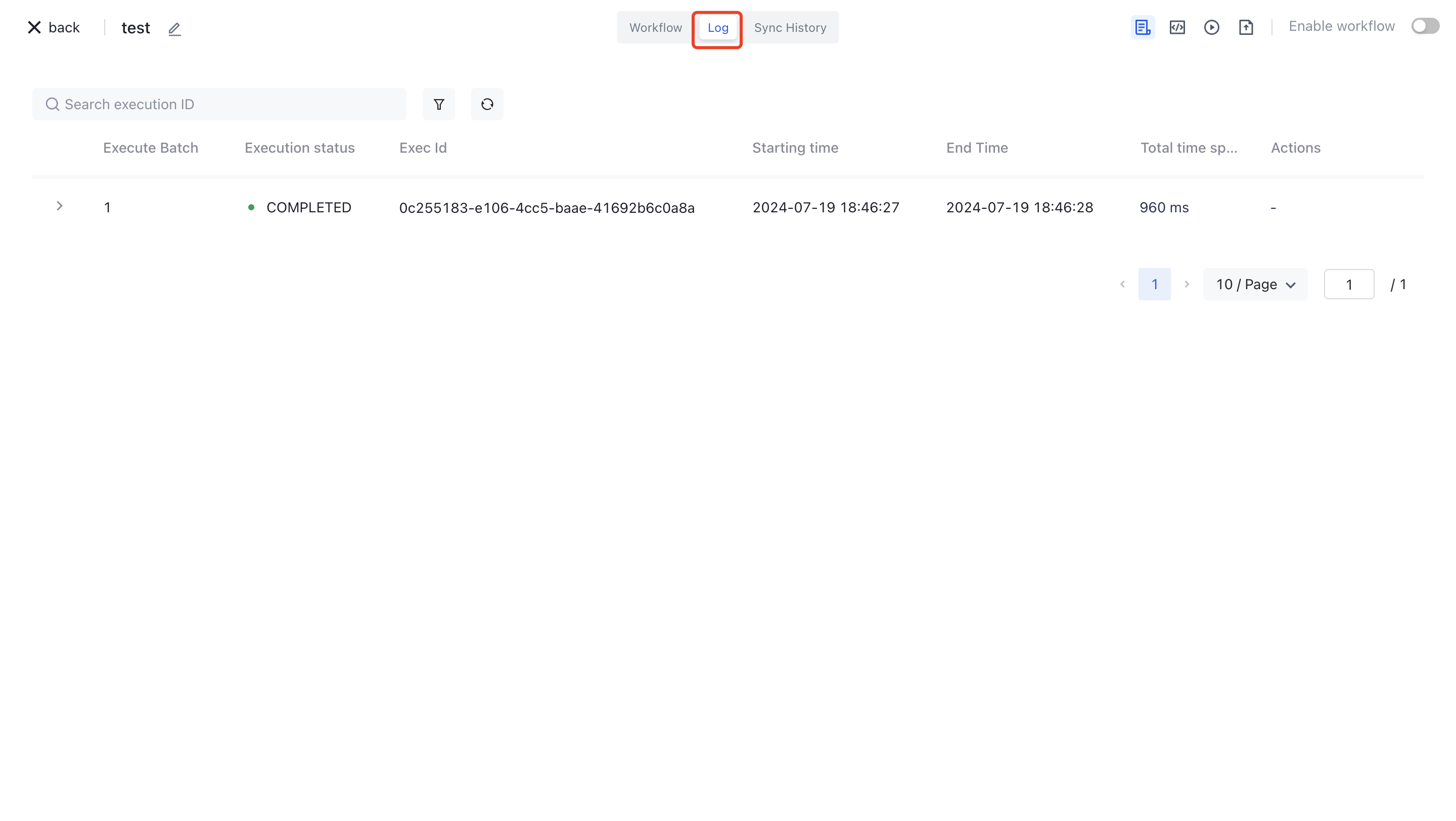 Viewing Workflow Execution Records | Authing Docs