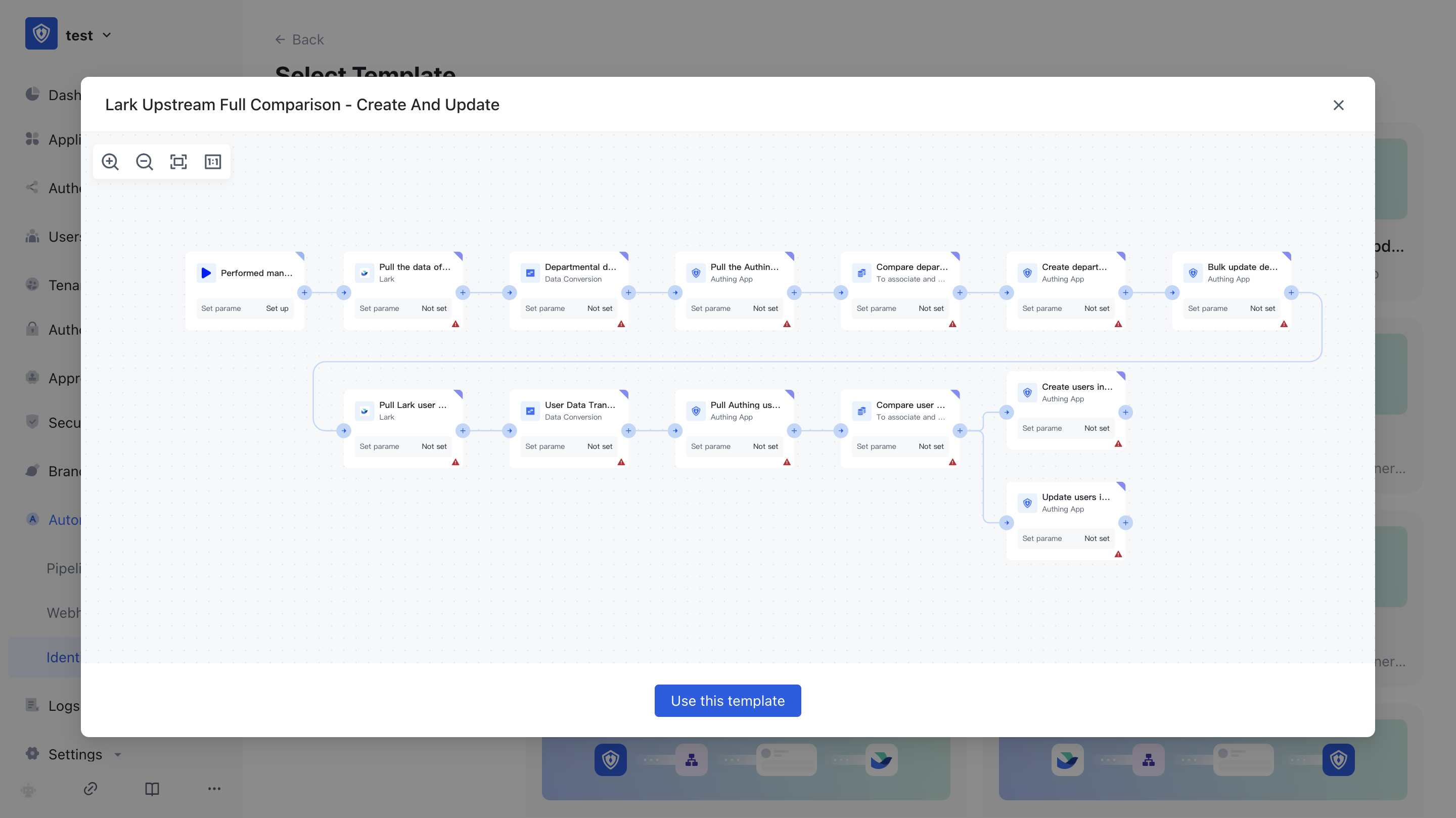 Create Workflow | Authing Docs