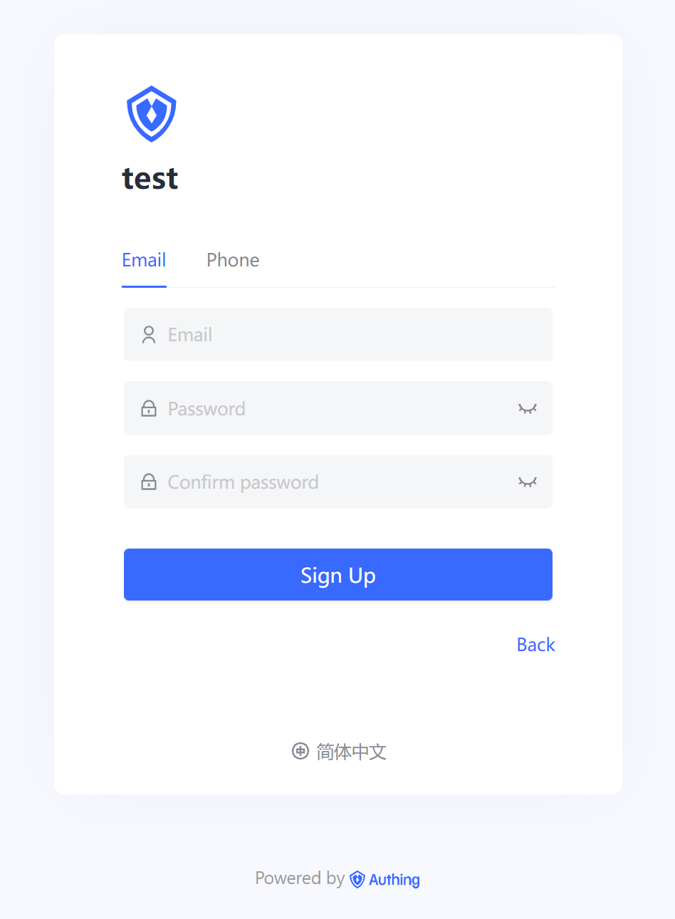 Use Account And Password To Authenticate Authing Docs 7456