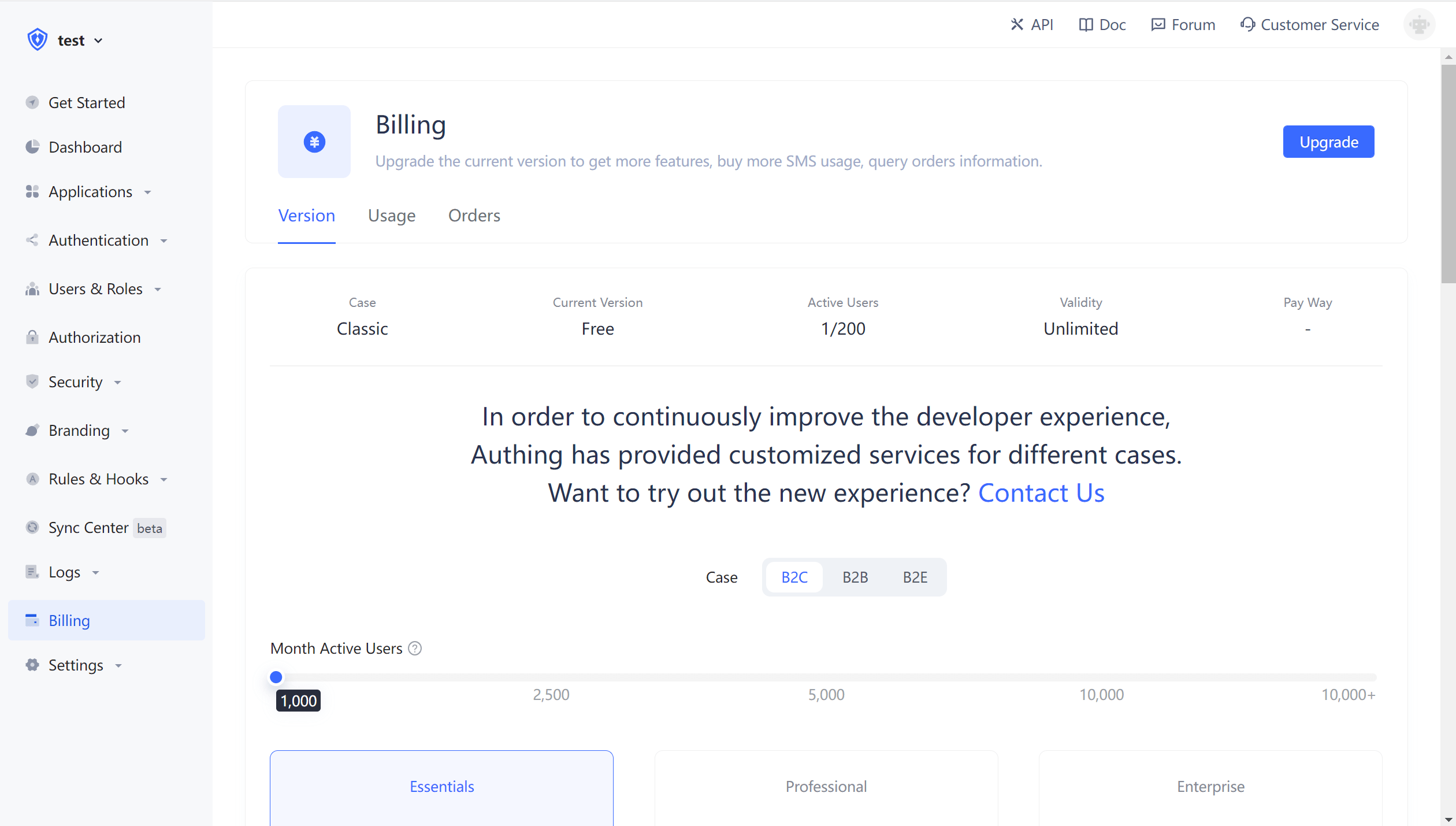 Console Overview | Authing Docs