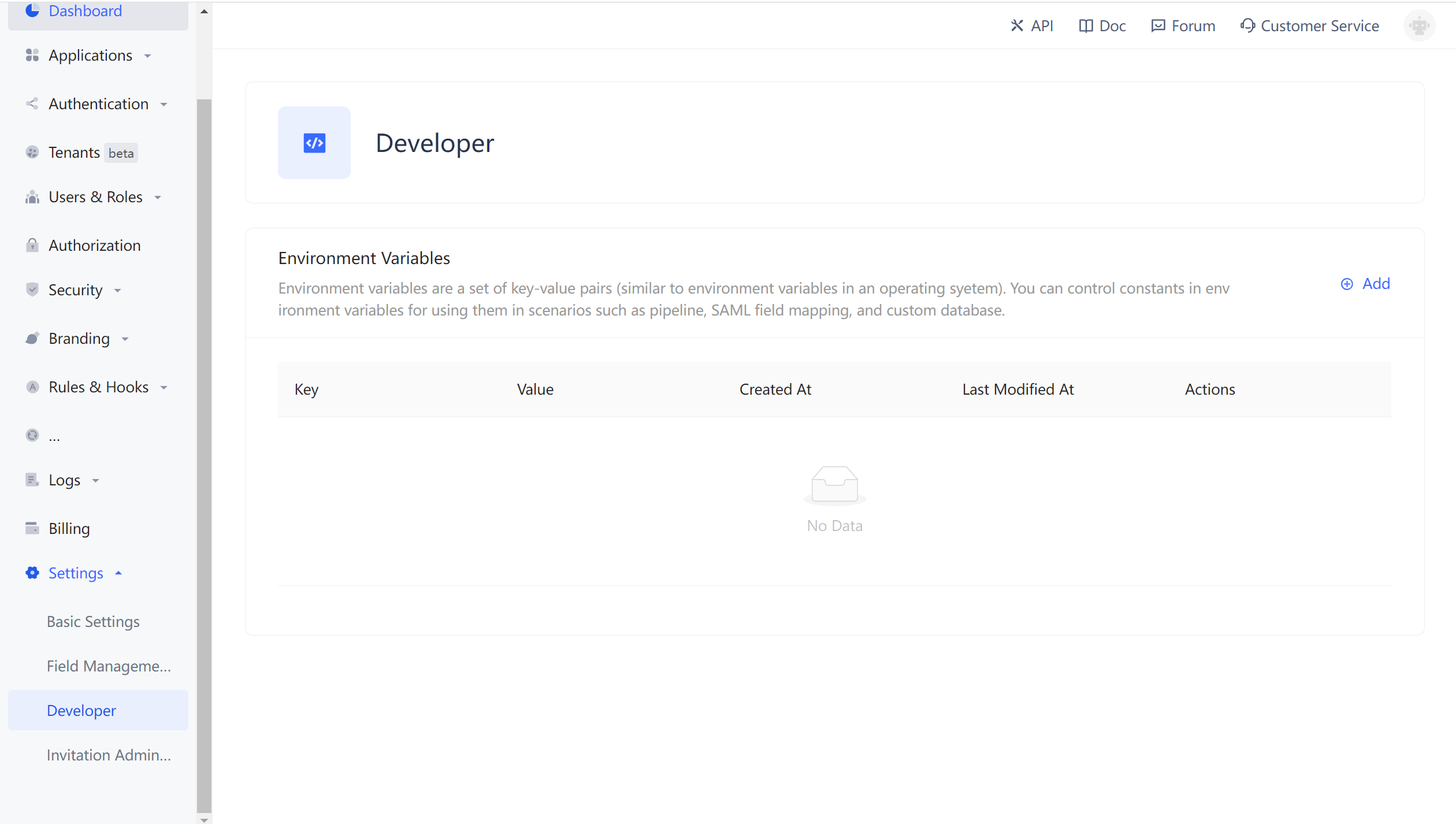 Console Overview | Authing Docs