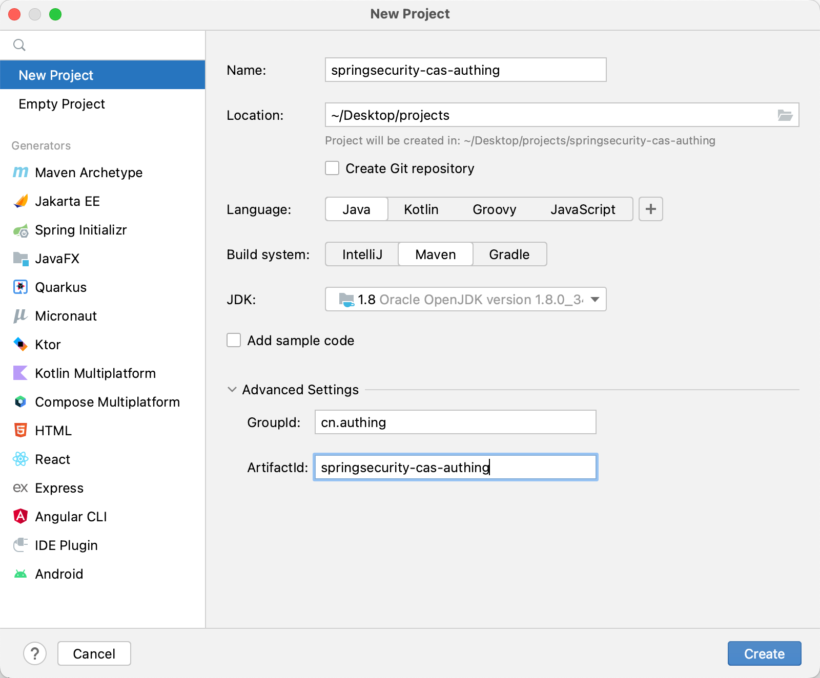 Spring Security 集成 Authing CAS 快速开始 | Authing 文档
